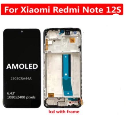 Pantalla Xiaomi Redmi Note 12S original con marco— TEKADIECELL