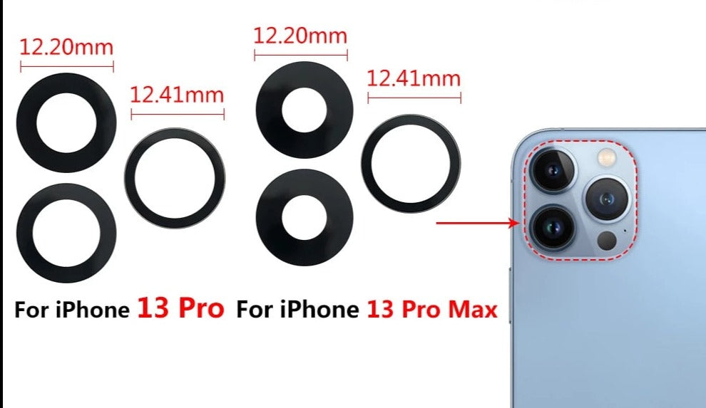 Lente de Camara para Iphone 13 pro / 13 pro Max— TEKADIECELL