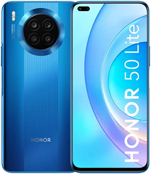 Tapa Trasera Honor 50 lite azul ( incluye lente)— TEKADIECELL